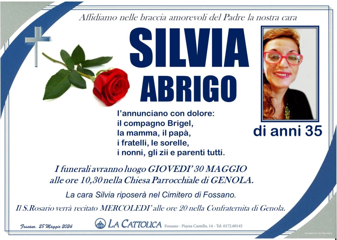 Necrologi – Onoranze funebri La Cattolica – Fossano – Cuneo