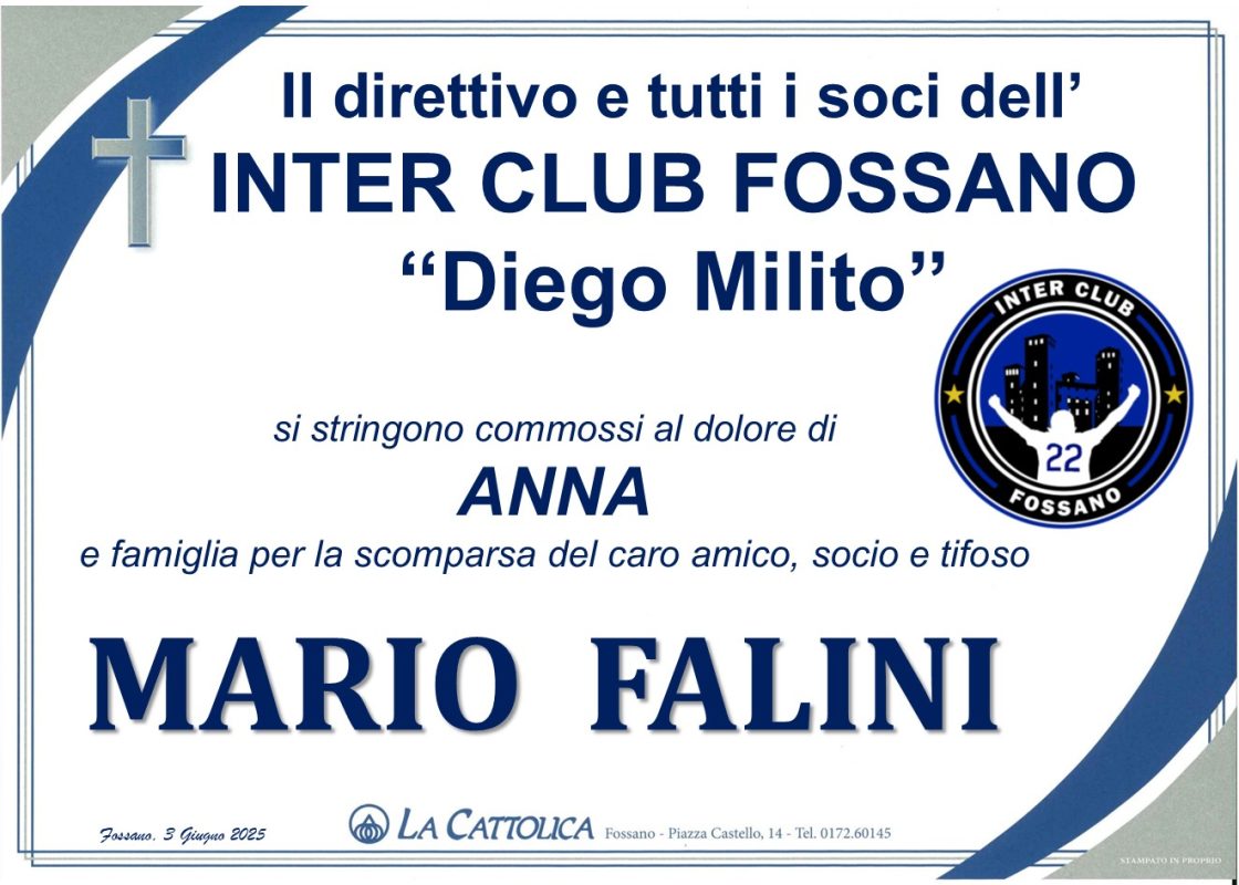 Falini Mario – Onoranze funebri La Cattolica – Fossano – Cuneo